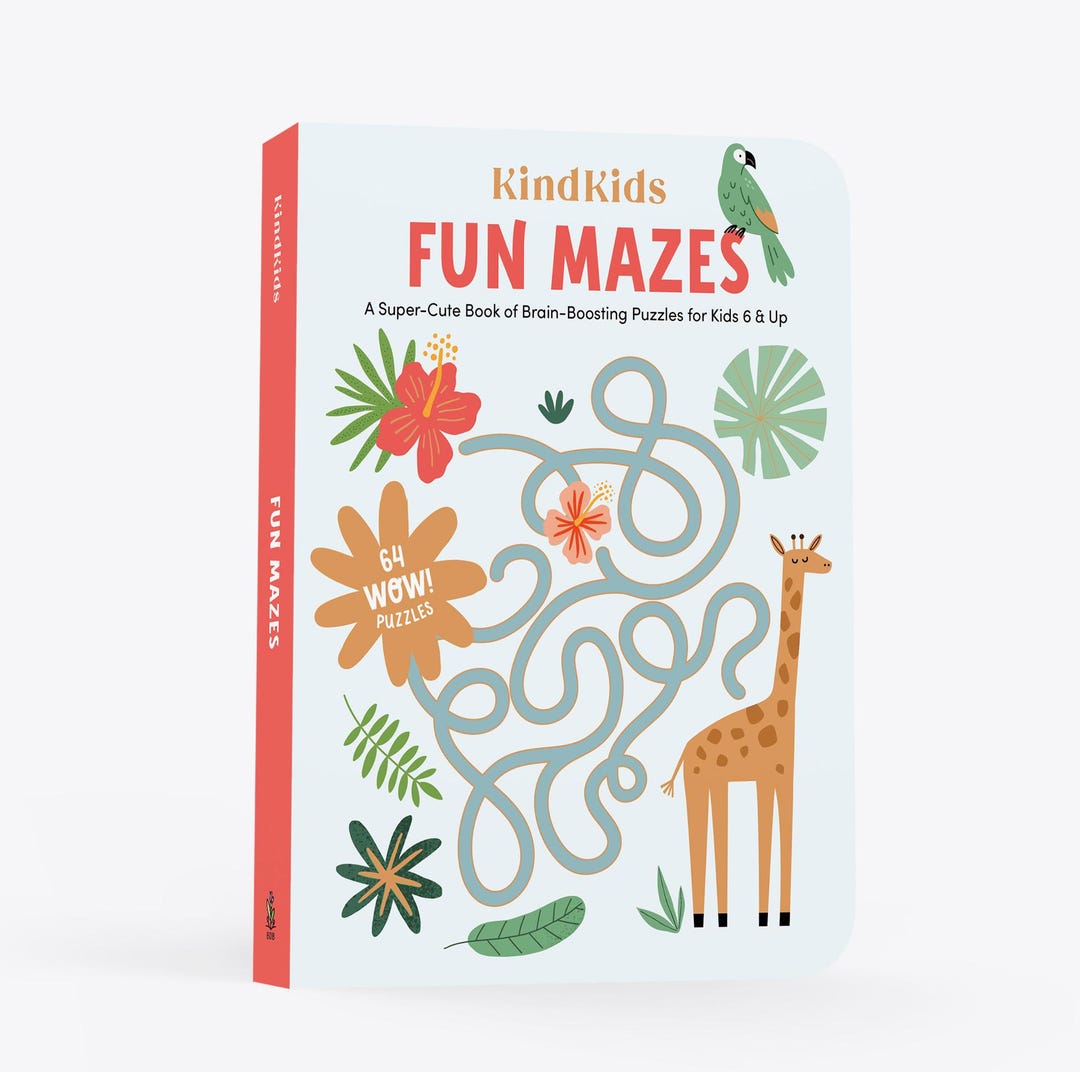 Kindkids Fun Mazes: A Super-cute Book of Brain-boosting Puzzles for ...