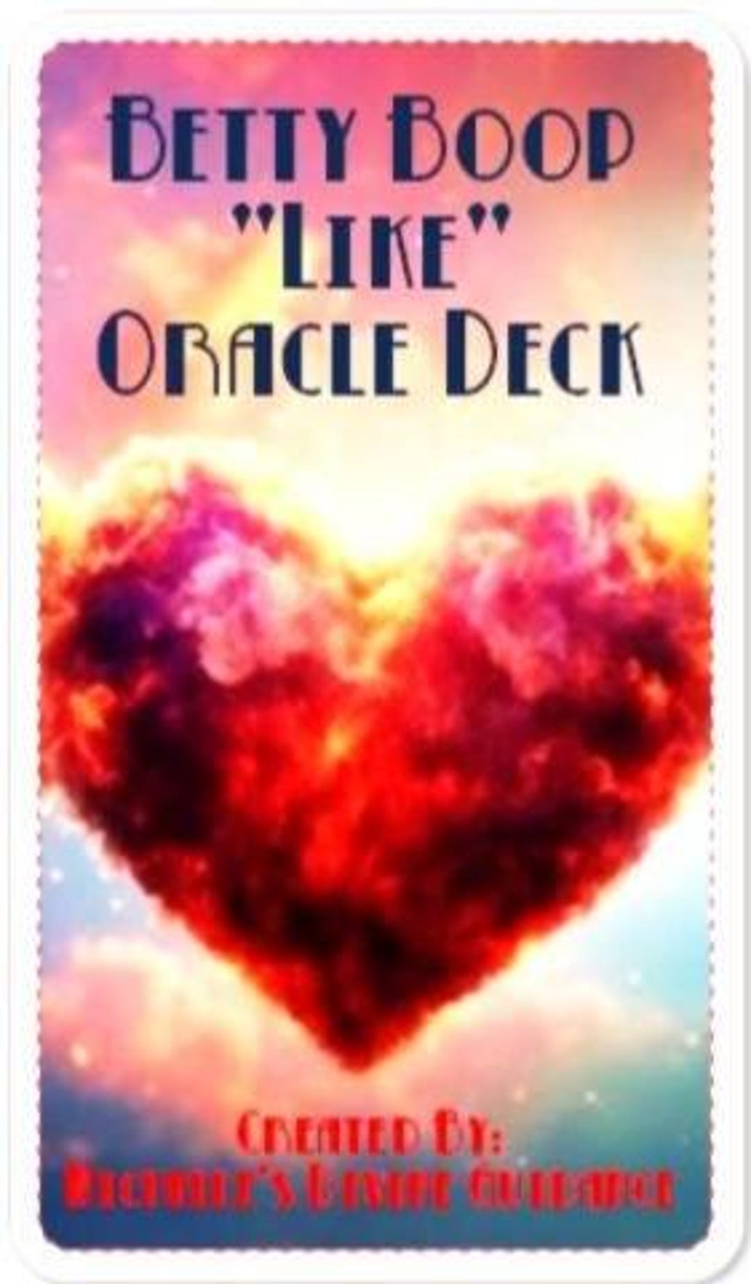 Betty Boop "like" Oracle Deck - Etsy