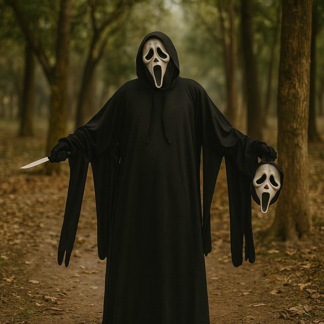 Horror Robe Costume, Halloween Cosplay Outfit, Scary Halloween Robe ...