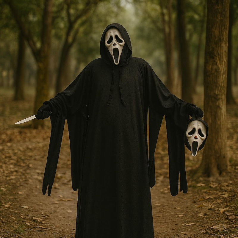 Ghostface Glitter Costume - Etsy