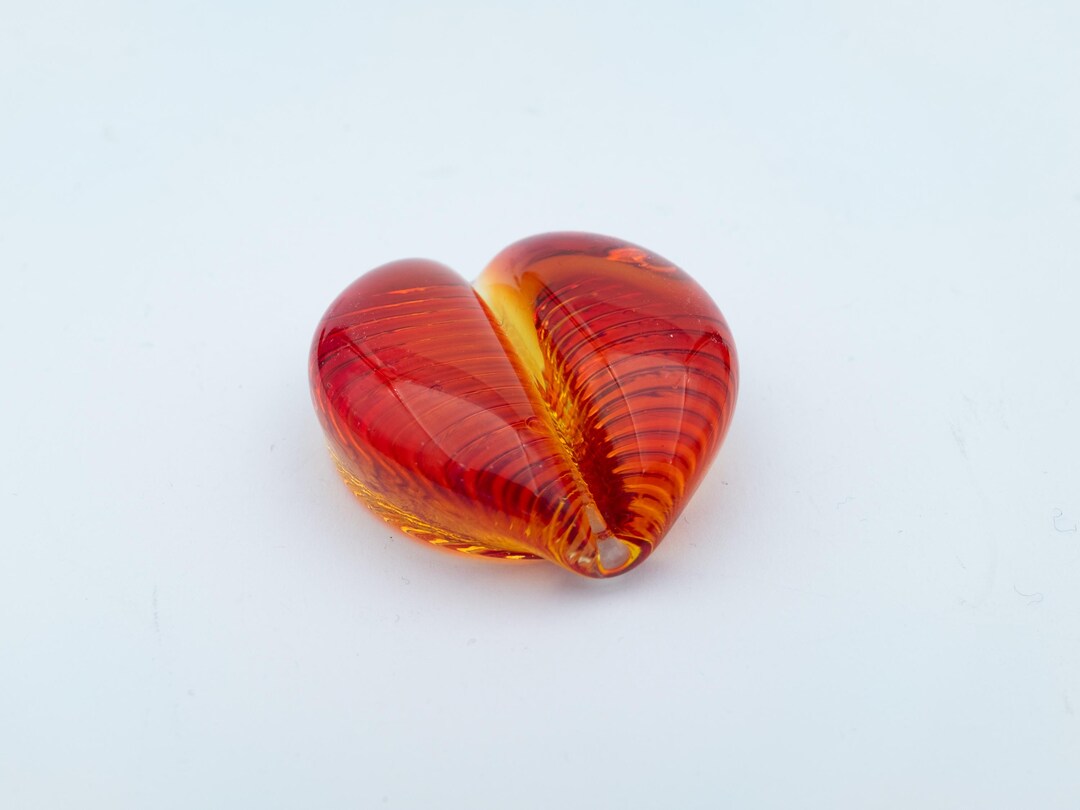 Vintage Swedish Orange/red Glass Knife Rest – Scandinavian Mid-century ...