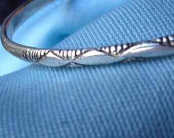 African Silver Bangles - Etsy