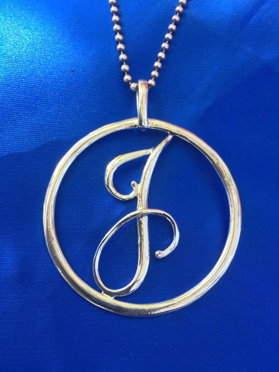 J is for Jordan Initial Pendant Monogram Name Letter Sterling Silver - Etsy
