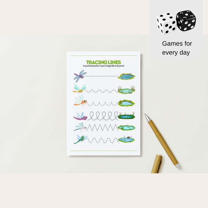 Dragonfly Activity Sheets: Kids Coloring, Mazes, Dot-to-dot (printable ...