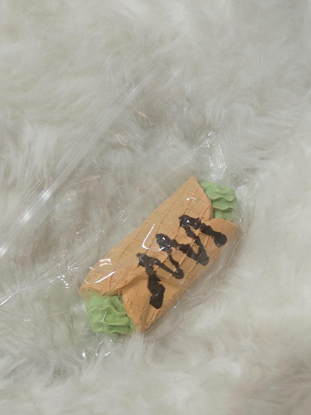 Matcha Waffle Roll Squishy – Kawaii Dessert-inspired Stress Toy – Sweet ...