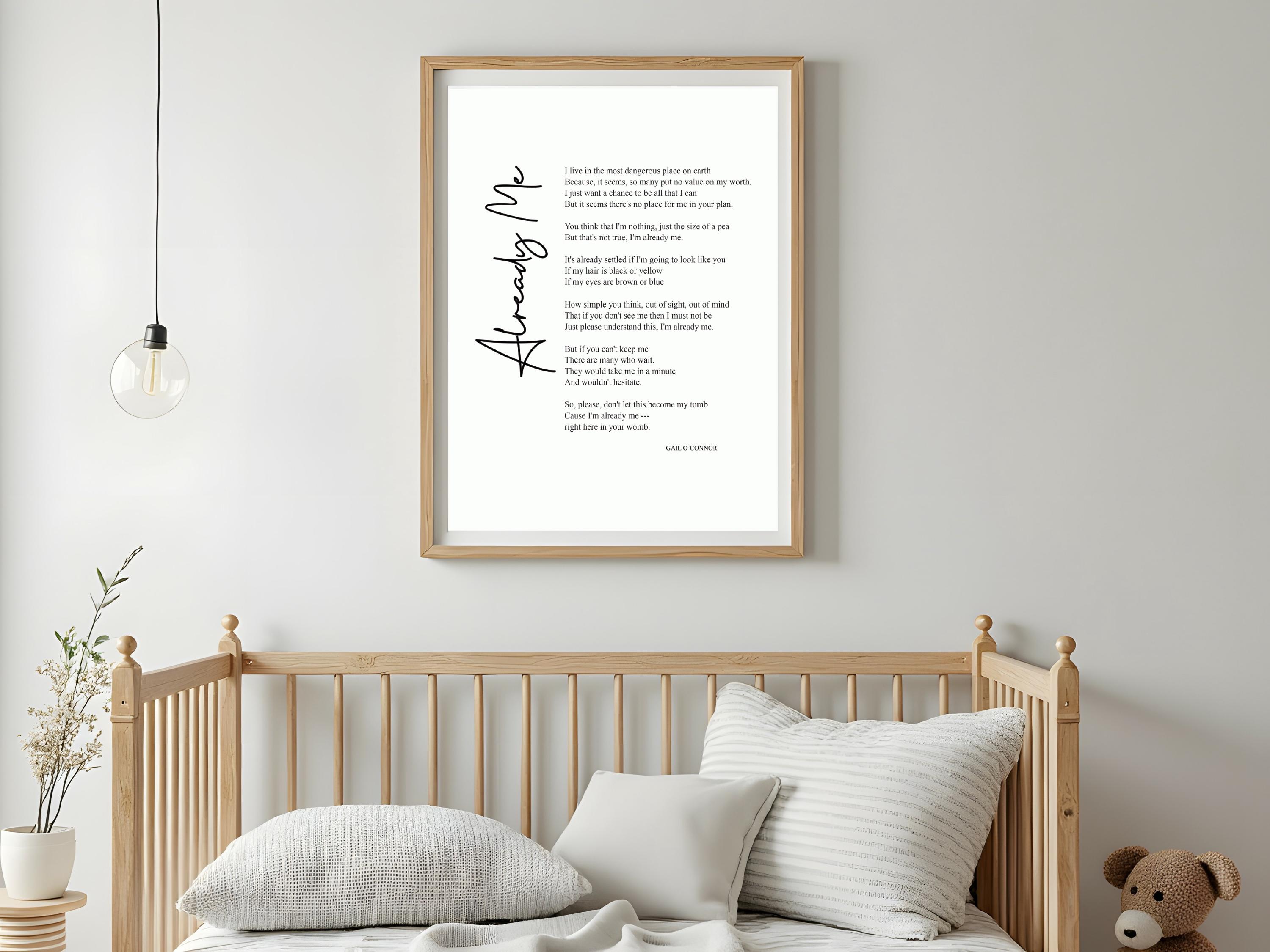 Pro-life | Already Me | Printable Poem | New Parents | Poem Wall Art ...
