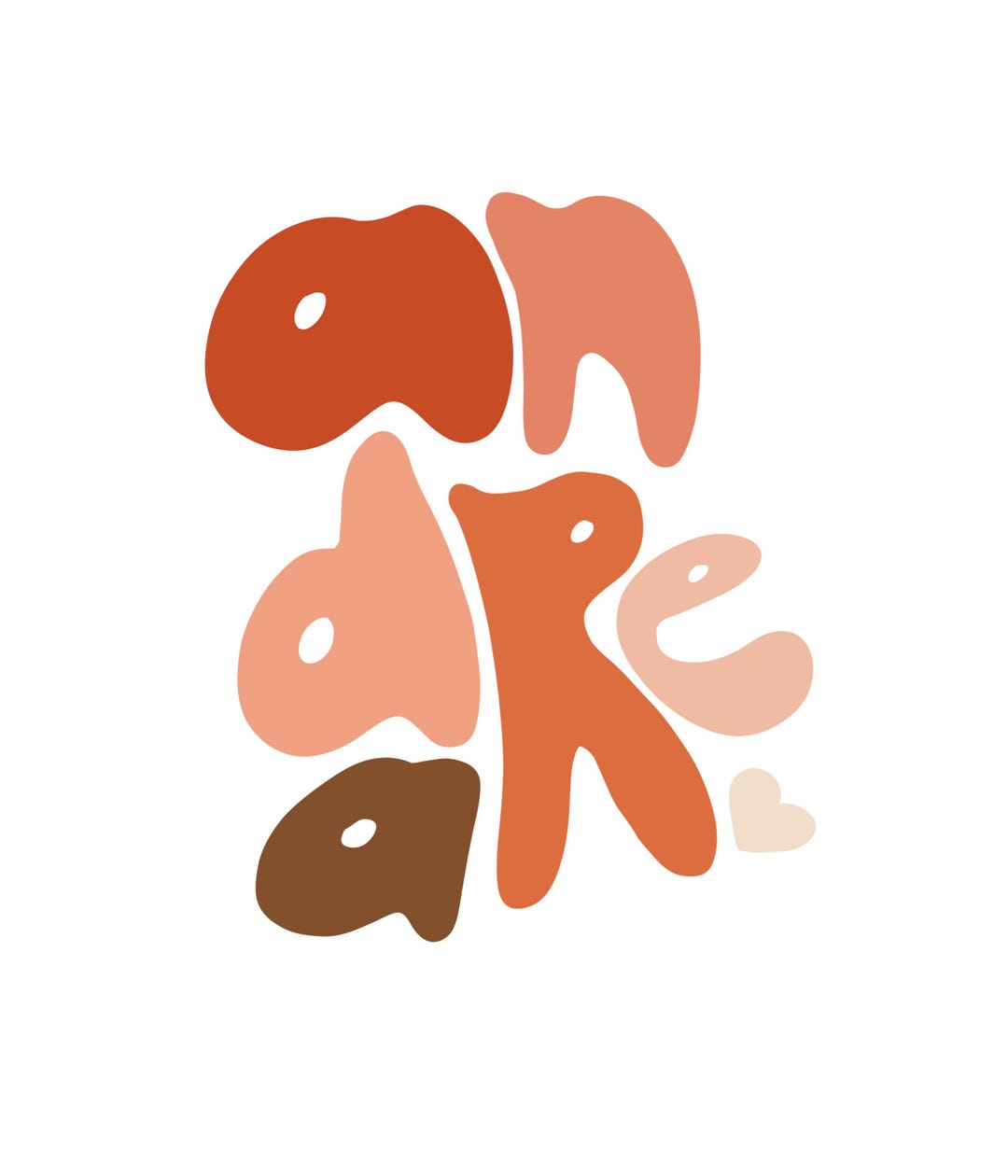 Custom Playful Name Poster Digital Download | Modern Kids Name Art ...