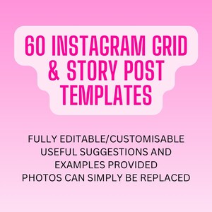 Editable Canva Instagram Post and Story Templates | Customise to Most ...