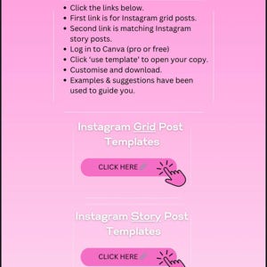 Editable Canva Instagram Post and Story Templates | Customise to Most ...