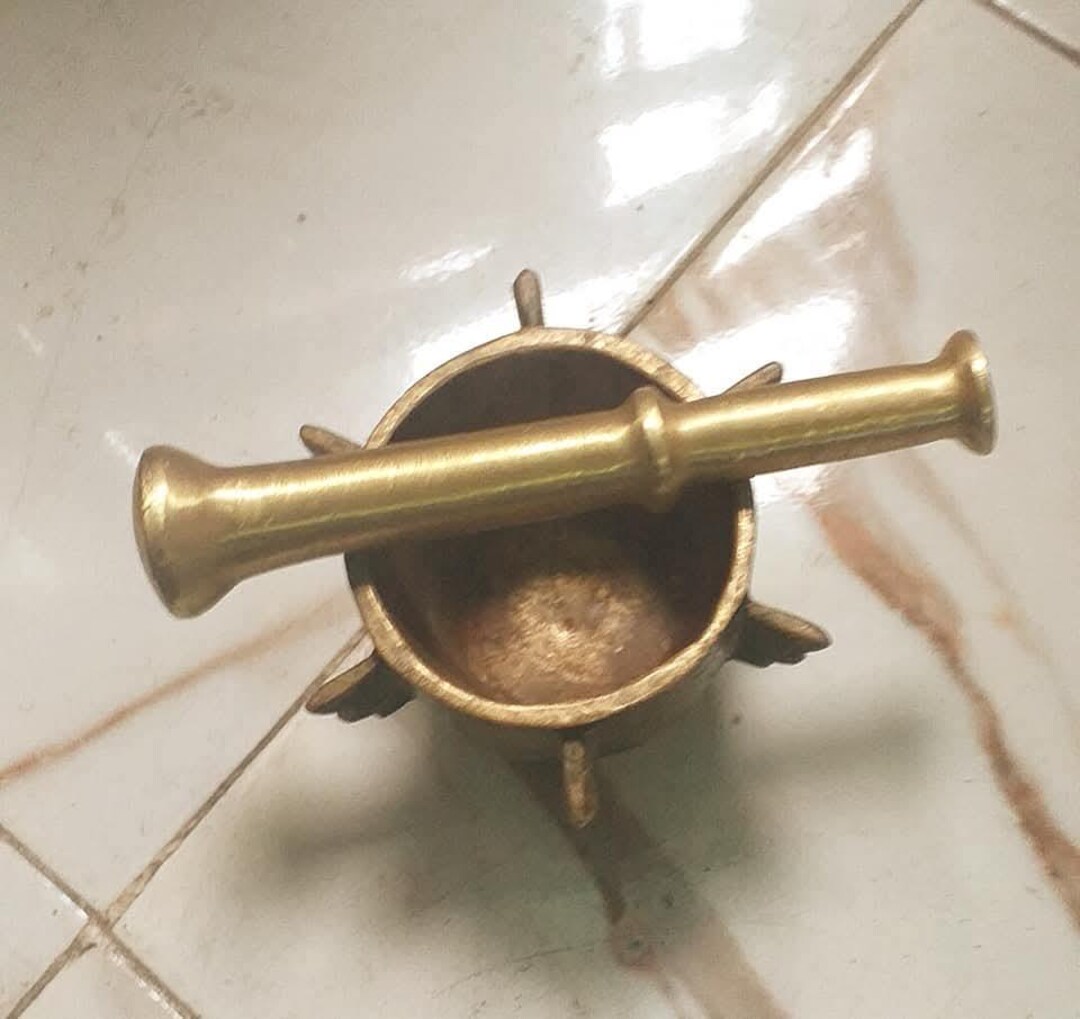 Antique Handcrafted Copper Mahraz - Over 200 Years Old, Heirloom ...