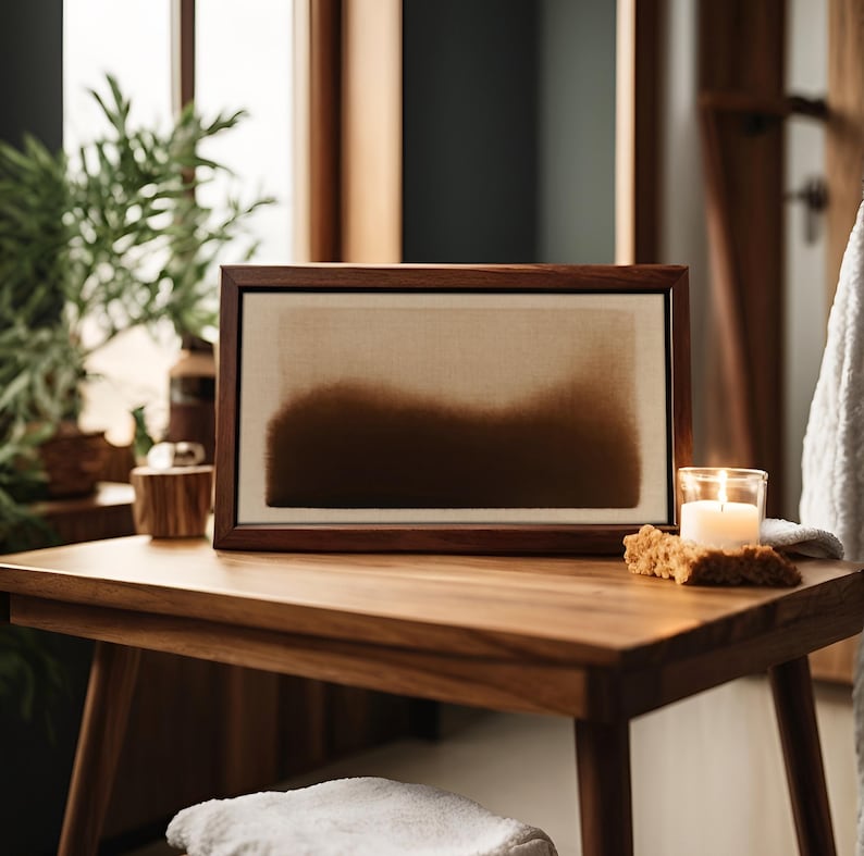 Samsung Frame TV Art: Neutral Japandi Minimalist Print, Abstract ...