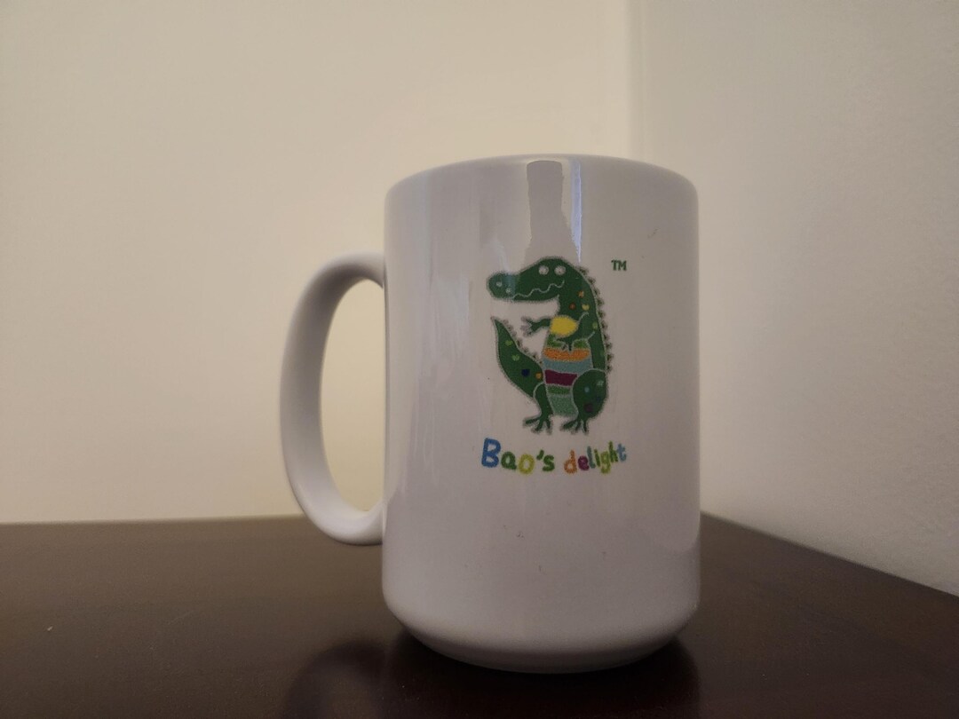 Alligator Mug, 15 Oz. (white Cup With Alligator on Two Sides) - Etsy