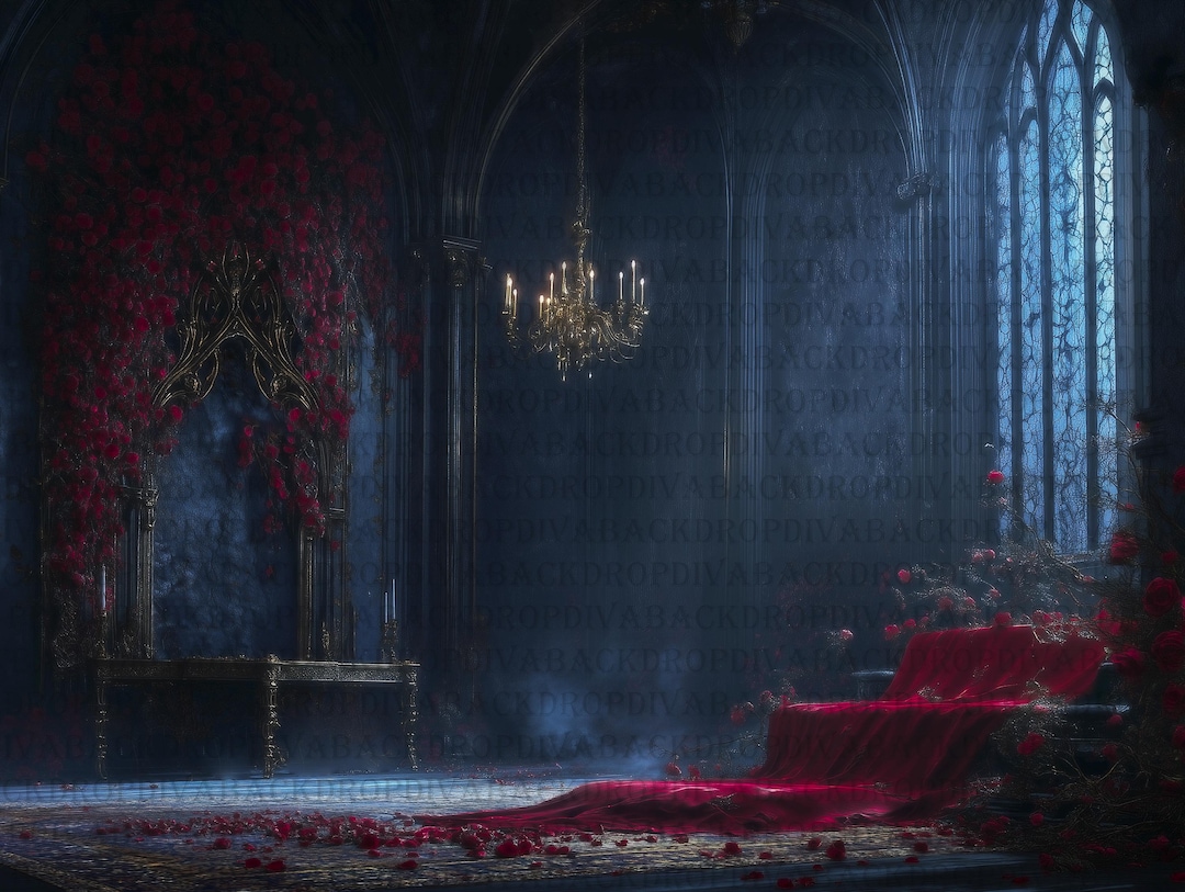 Vampire Castle Digital Backdrop - Etsy