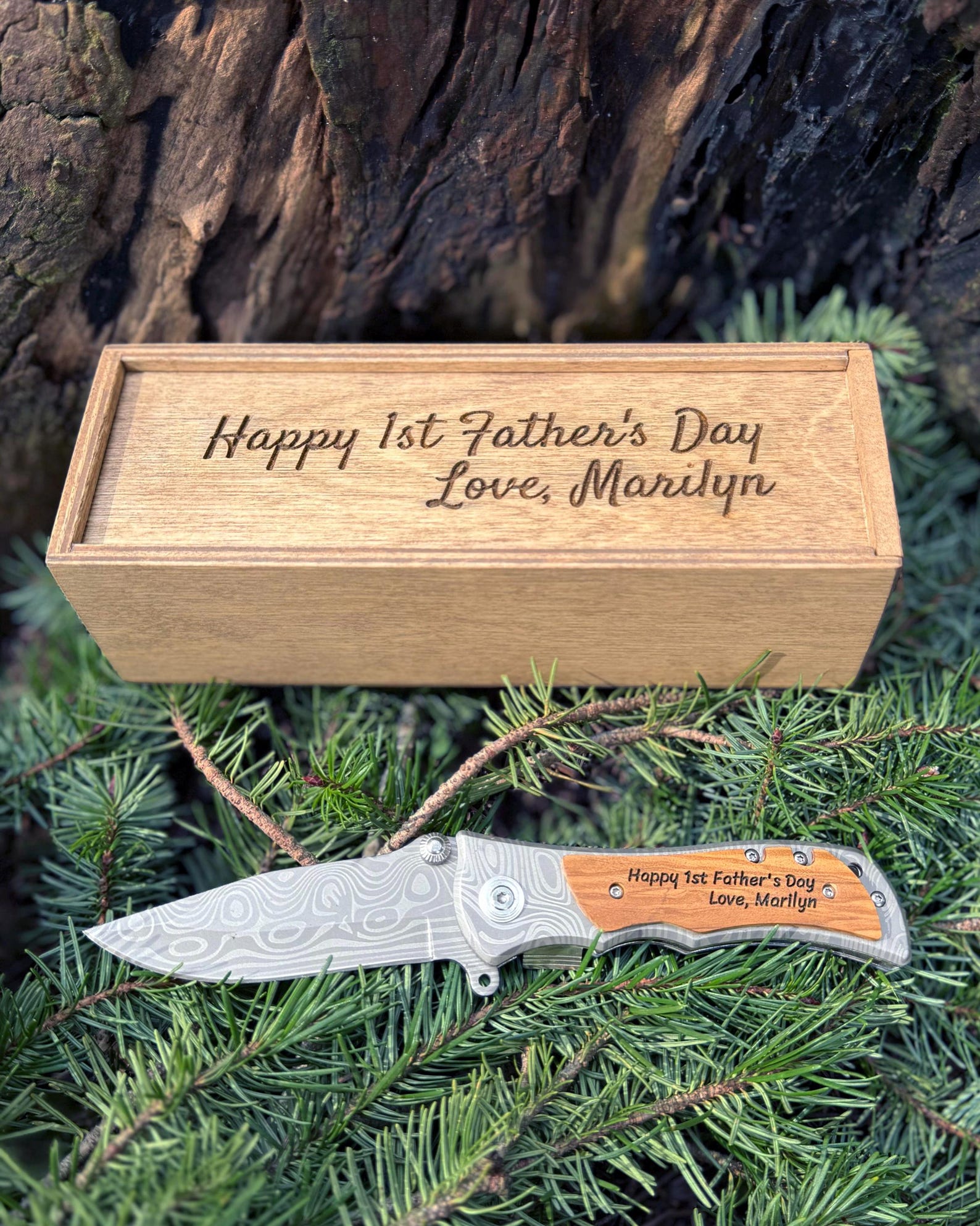 Dad Pocket Knife, Fathers Day Gift Box Personalized With Name,dad Gift ...