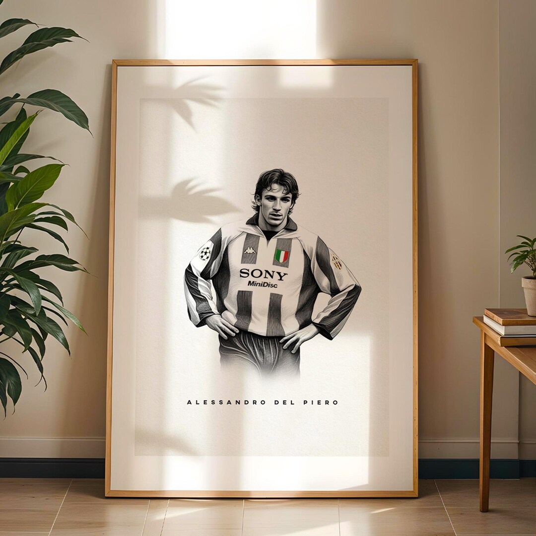 Alessandro Del Piero | Present for Fans | Football Legend Poster ...