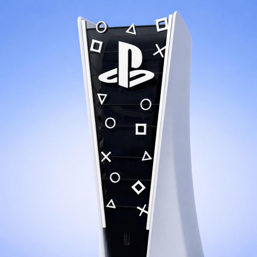 PS5 Console Faceplate With Controller Shapes | Custom Colour Panel ...
