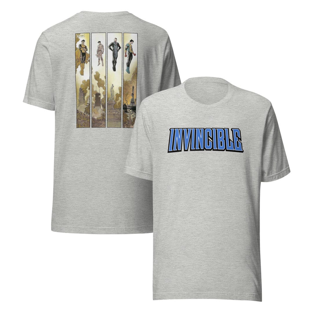 Invincible Wars Variants Front and Back Comic T-shirt - Etsy