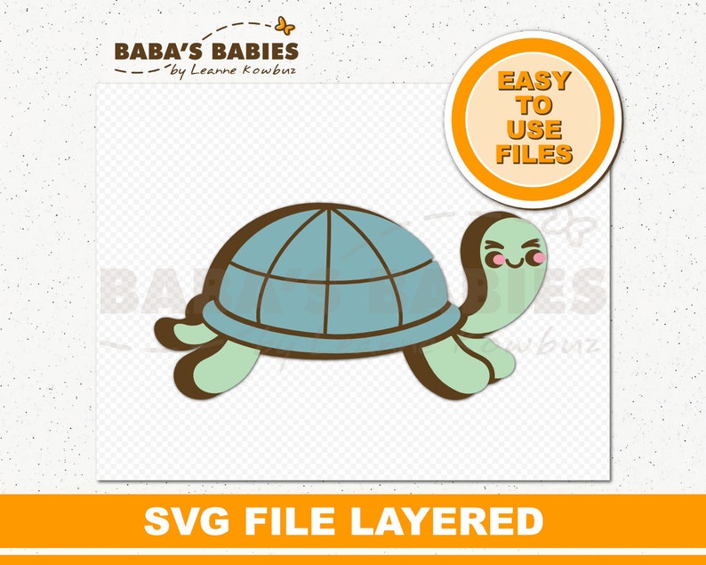 Cute Turtle SVG Turtle SVG Turtle PNG Cute Turtle Clipart Kawaii Turtle ...