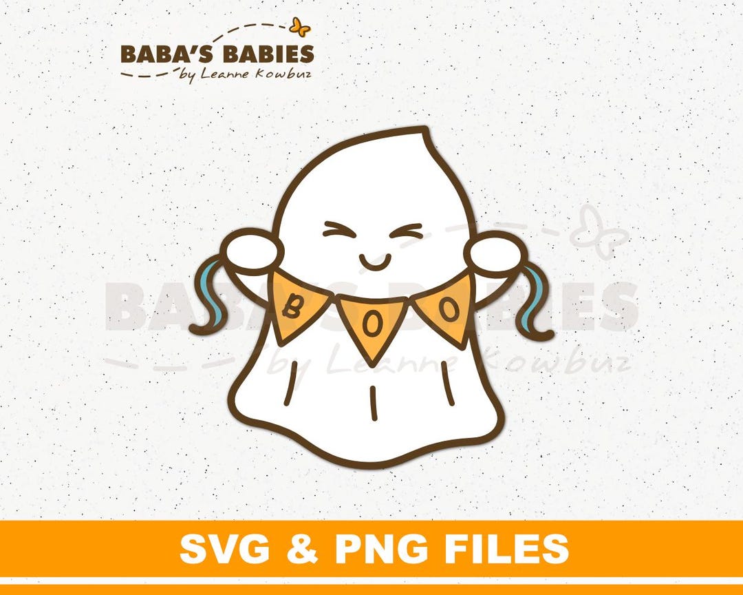 Cute Ghost SVG | Cute Ghost PNG | Clipart Ghost | Baby Ghost Svg ...