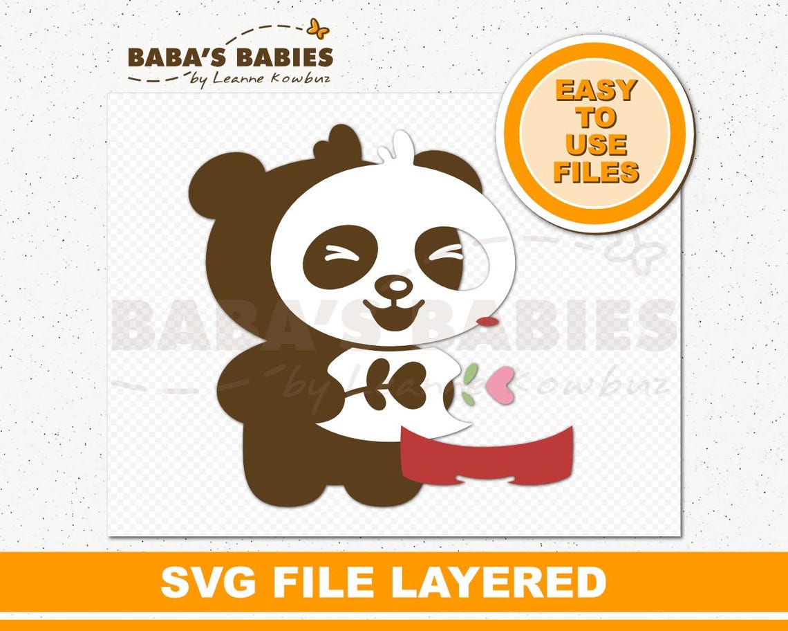 Cute Panda SVG | Cute Panda PNG | Panda Clipart | Panda Cut File ...