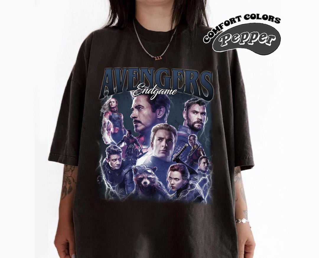 Avengers Endgame Shirt, Comfort Colors Shirt, Endgame Retro Shirt ...