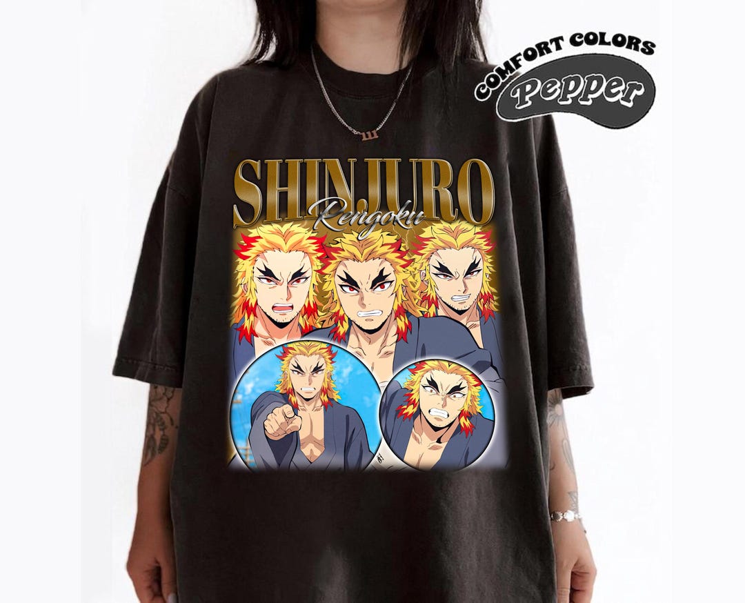 Anime Shirt, Shinjuro Rengoku Comfort Colors Shirt, Demonslayer Anime T ...