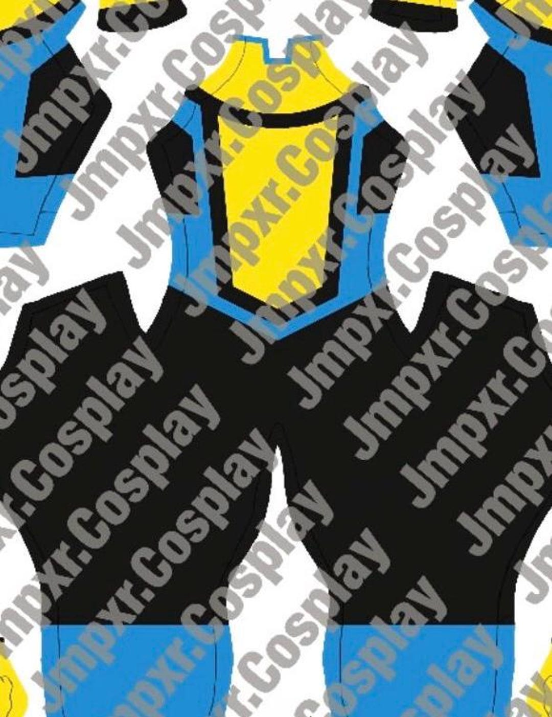 Invincible War Long Hair Invincible Yellow and Black Suit Pattern - Etsy