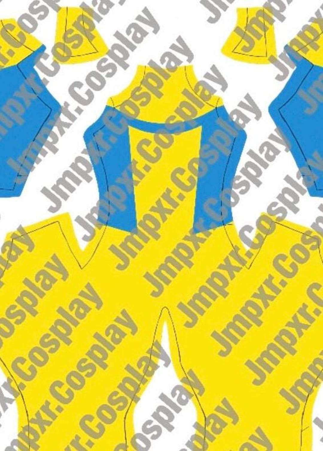 Invincible War Veil Mask Invincible Yellow and Blue Suit Pattern - Etsy