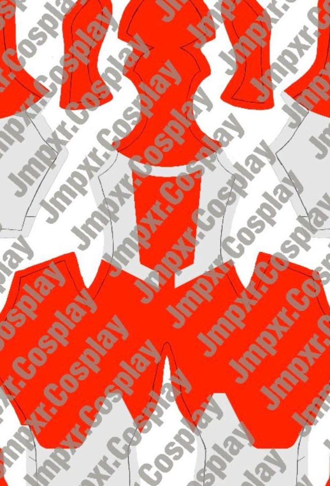 Invincible War Omniman Invincible Red and White Suit Pattern - Etsy