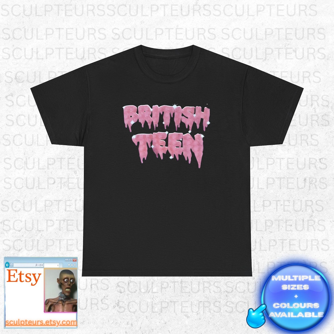 Fakemink British Teen Merch Tee - Underground Music - Bladee - Y2K ...