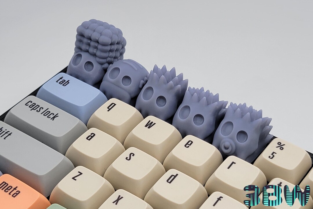 Skeleton Simpsons Keycaps - UNPAINTED – Artisan Cherry MX | Handpainted ...