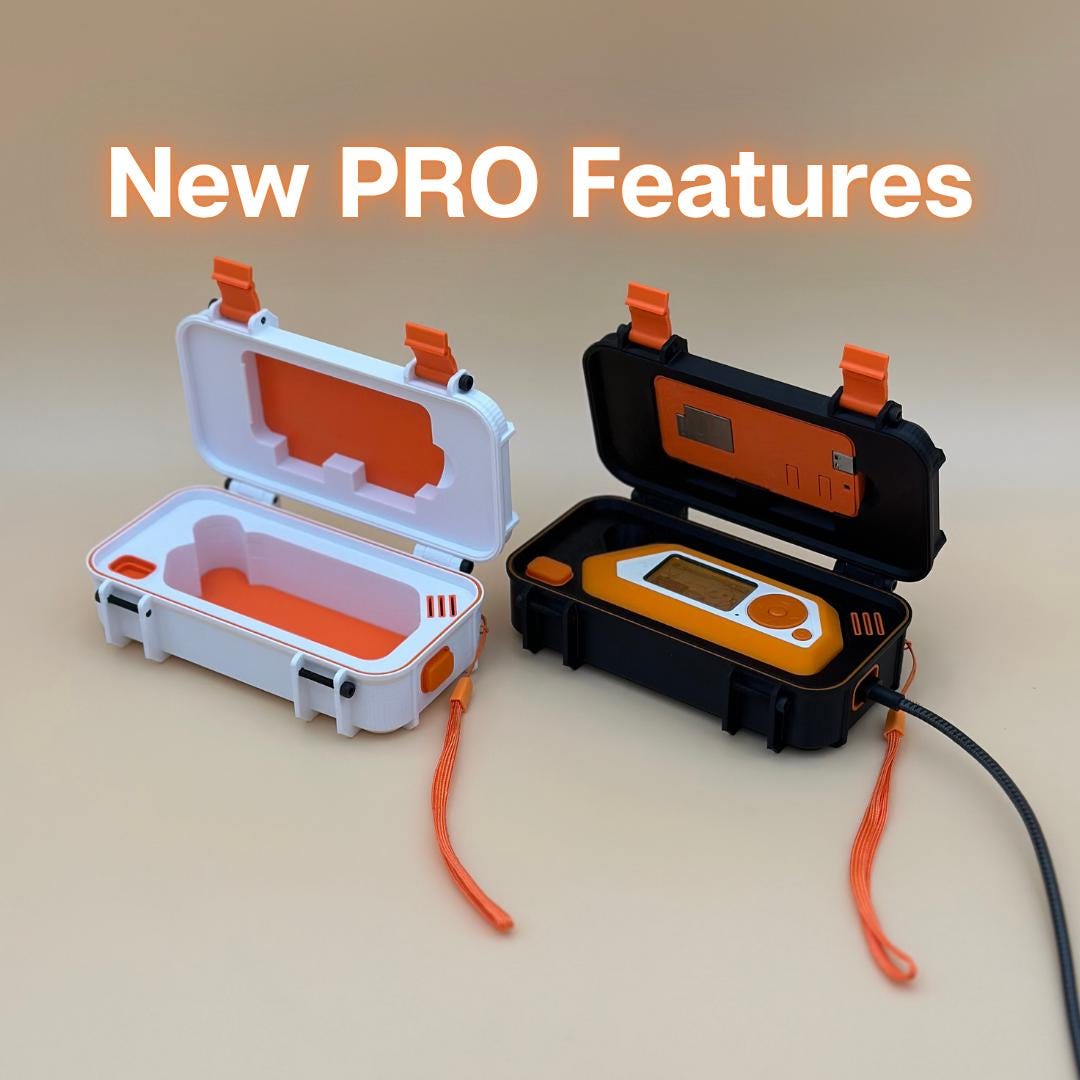 Flipper Zero PRO Case: Rugged PETG, Charging Port, SD Card Storage - Etsy