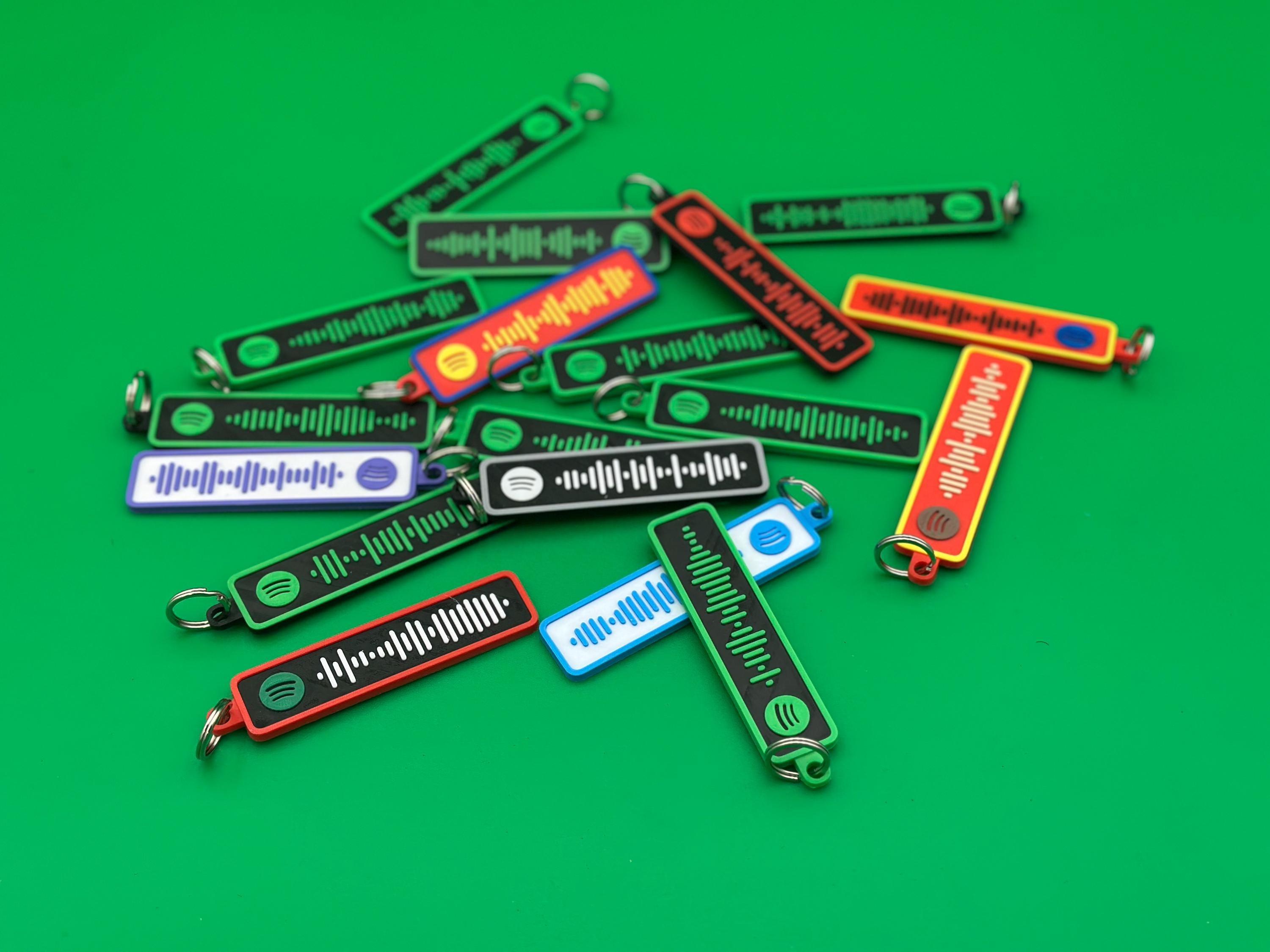 Custom Spotify Code Keychain – Personalized Music Gift | Song, Album ...