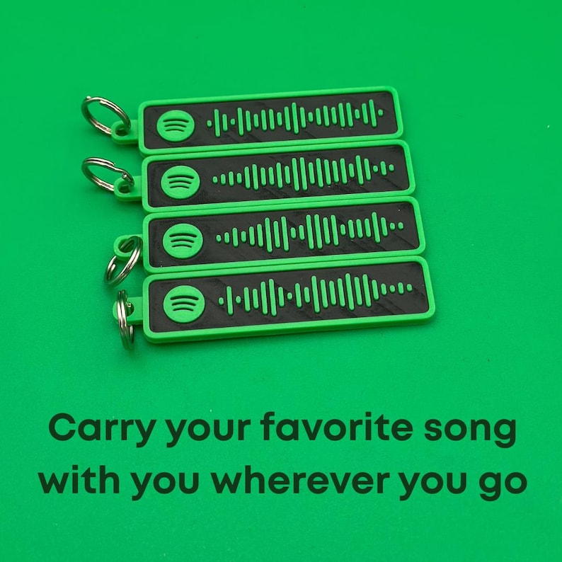 Custom Spotify Code Keychain – Personalized Music Gift | Song, Album ...