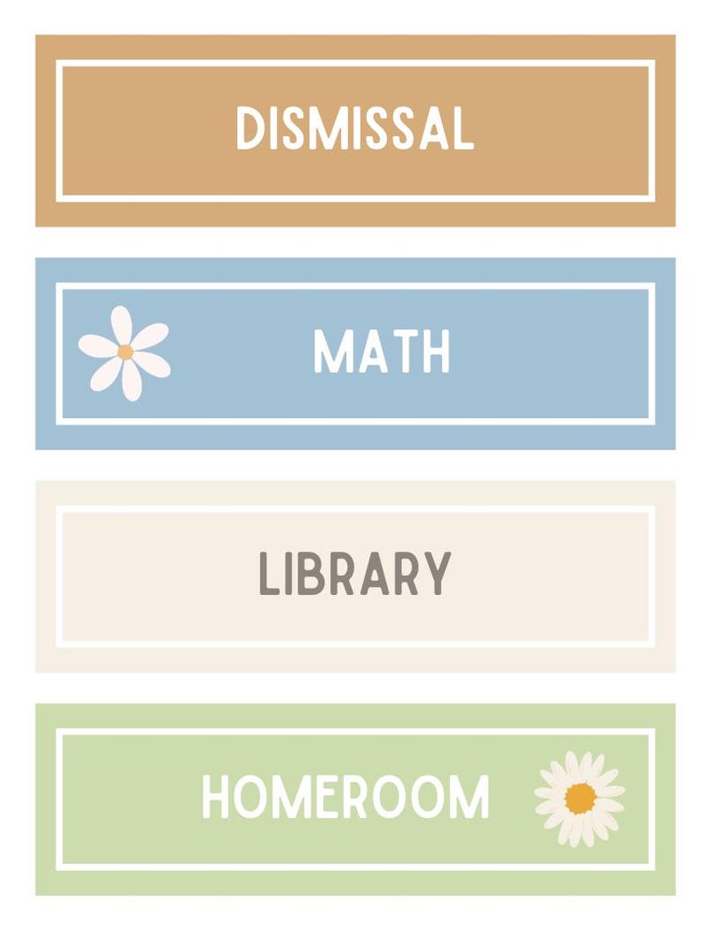 Editable Calm Boho Classroom Decor - Etsy