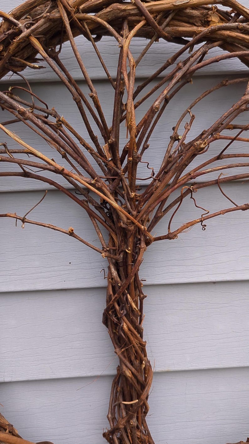 Stunning Tree of Life Grapevine Wreath. This Unique Handmade Piece is ...