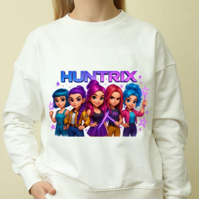 Kpop Huntrix Demon Hunter Girls Clipart | PNG SVG PDF (digital Download ...