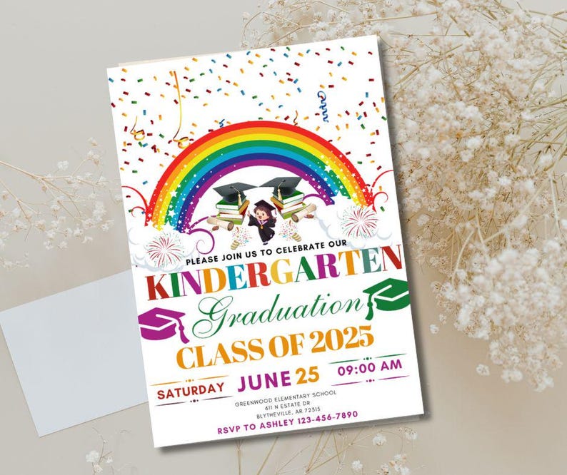 Kindergarten Graduation Gift Tags Printable,2025 Grad Tags, Congrats ...