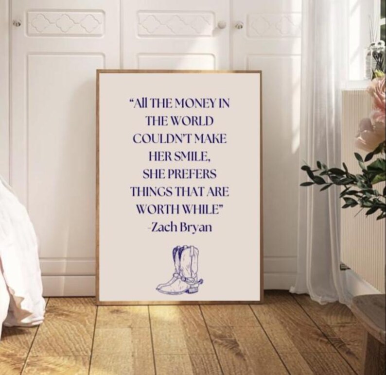 Zach Bryan - Smaller Acts - Etsy