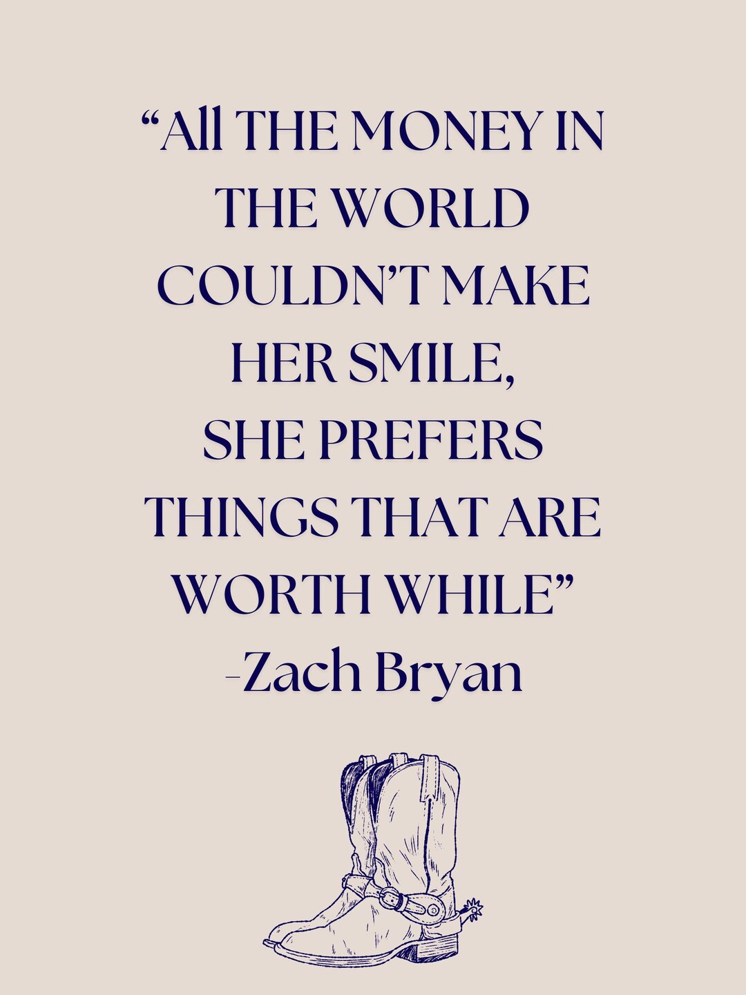 Zach Bryan - Smaller Acts - Etsy