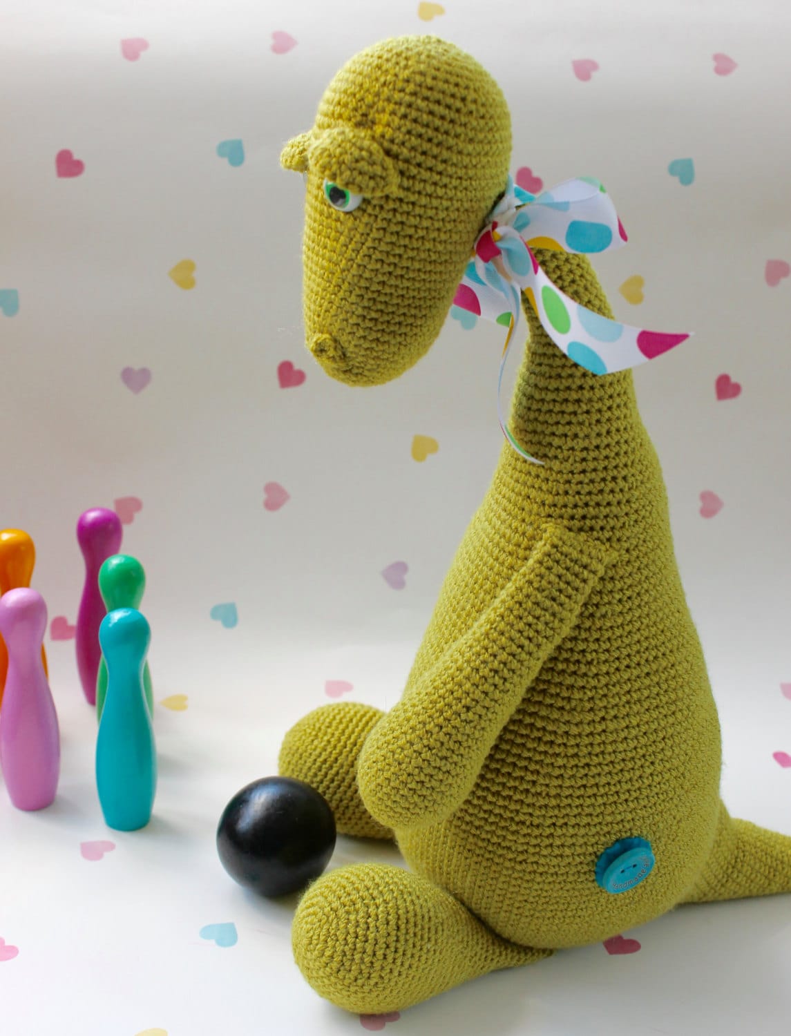 PDF Pattern for Dibble the Dinosaur Crochet Amigurumi - Etsy UK