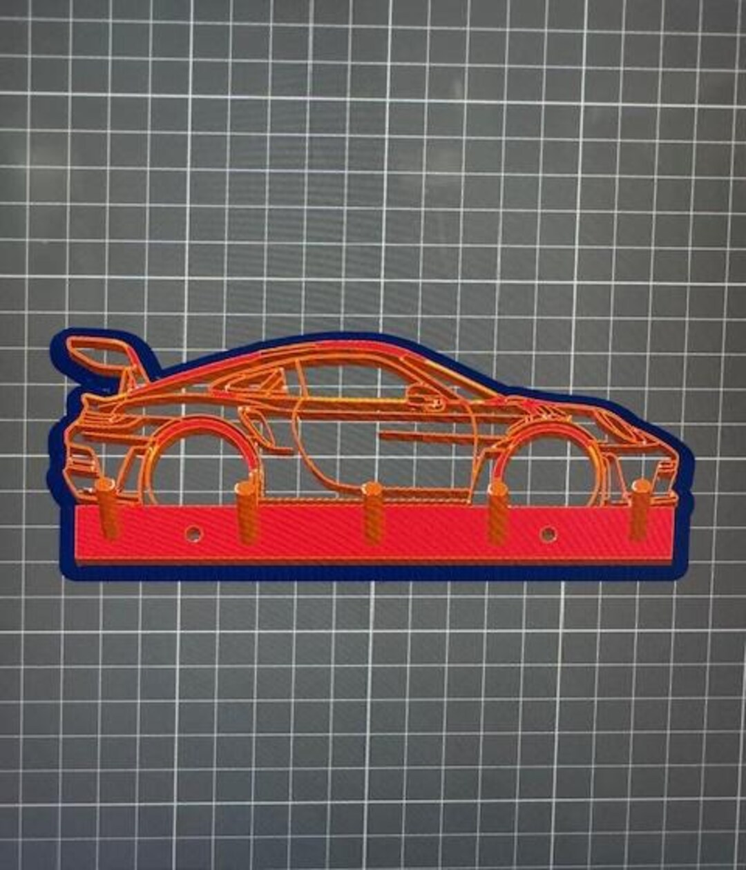 Porsche 911 Wall Key Hooks - Etsy
