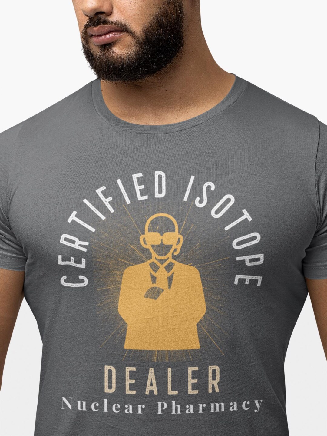 Certified Isotope Dealer T-shirt Funny Nuclear Pharmacist Tee Radiation ...