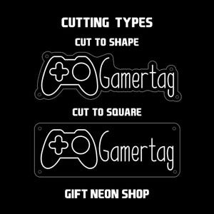Custom Gamertag Neon Sign, Gamer Neon Light, Game Room Decor, Gamer ...