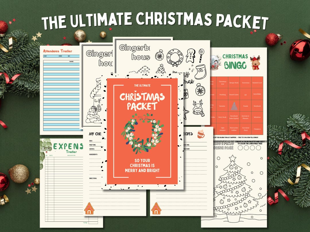 Ultimate Christmas Packet | Printable Holiday Activity Bundle for Kids ...