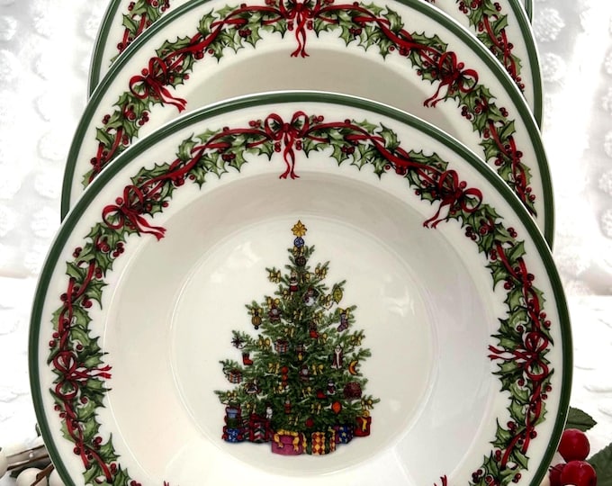 Christopher Radko Traditions Holiday Celebrations Bowls, Vintage ...