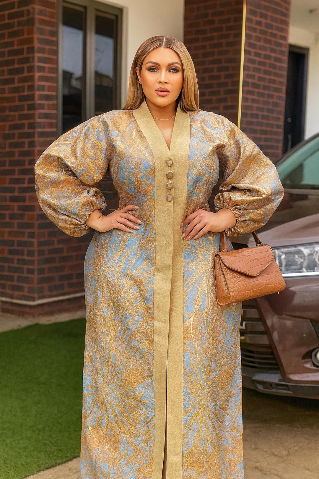 African Maxi Dress: Bubu, Rich Aunty Vibes, Black Boubou Caftan Dresses ...