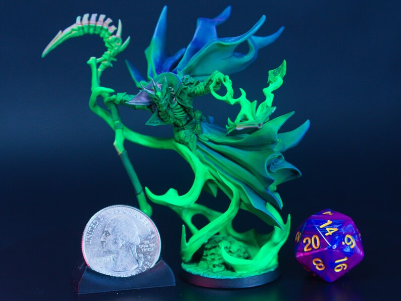 Skeletal Lich | Painted Miniature for Dnd | Enemy Boss - Large ...