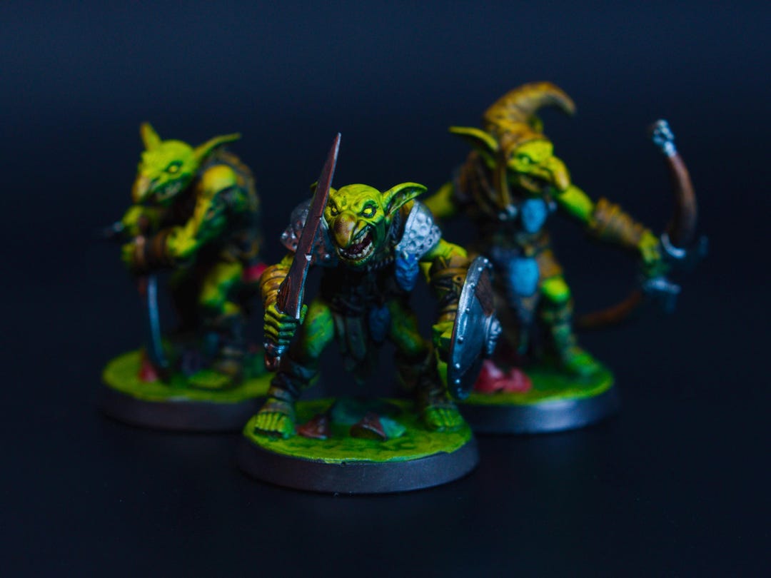 Goblin Miniatures for Dnd Encounters | Painted Enemy Minis ...