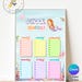 Mermaid Student Labels and School Schedule Editable Template - Etsy